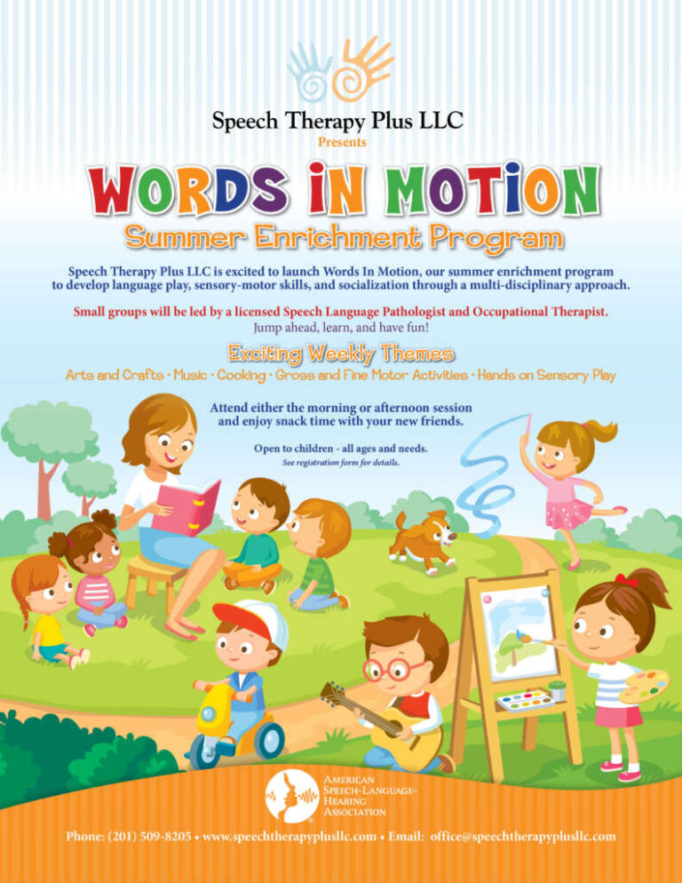 Summer Programs - Speech Therapy Plus